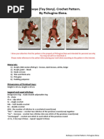 Blue Monster Suk Crochet Pattern | PDF | Crochet | Yarn