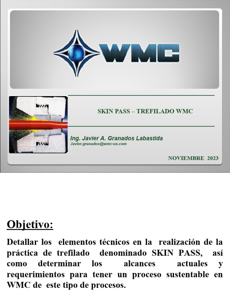 SKIN PASS | PDF | Cable | Acero