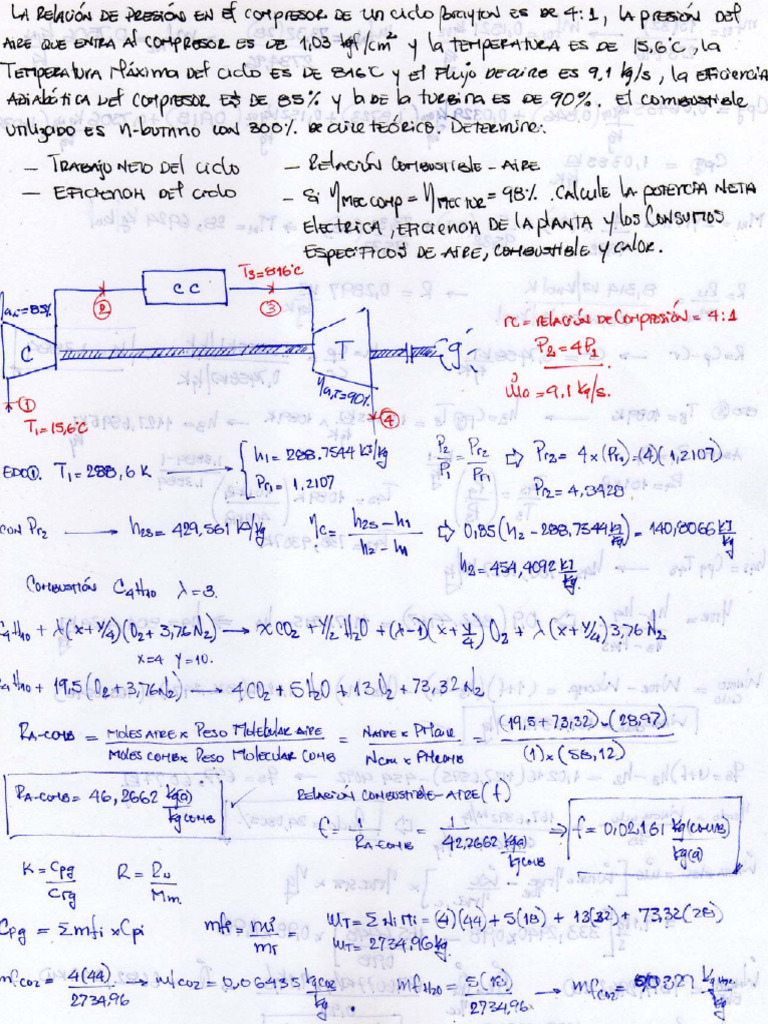 Ejercicio Termo | PDF