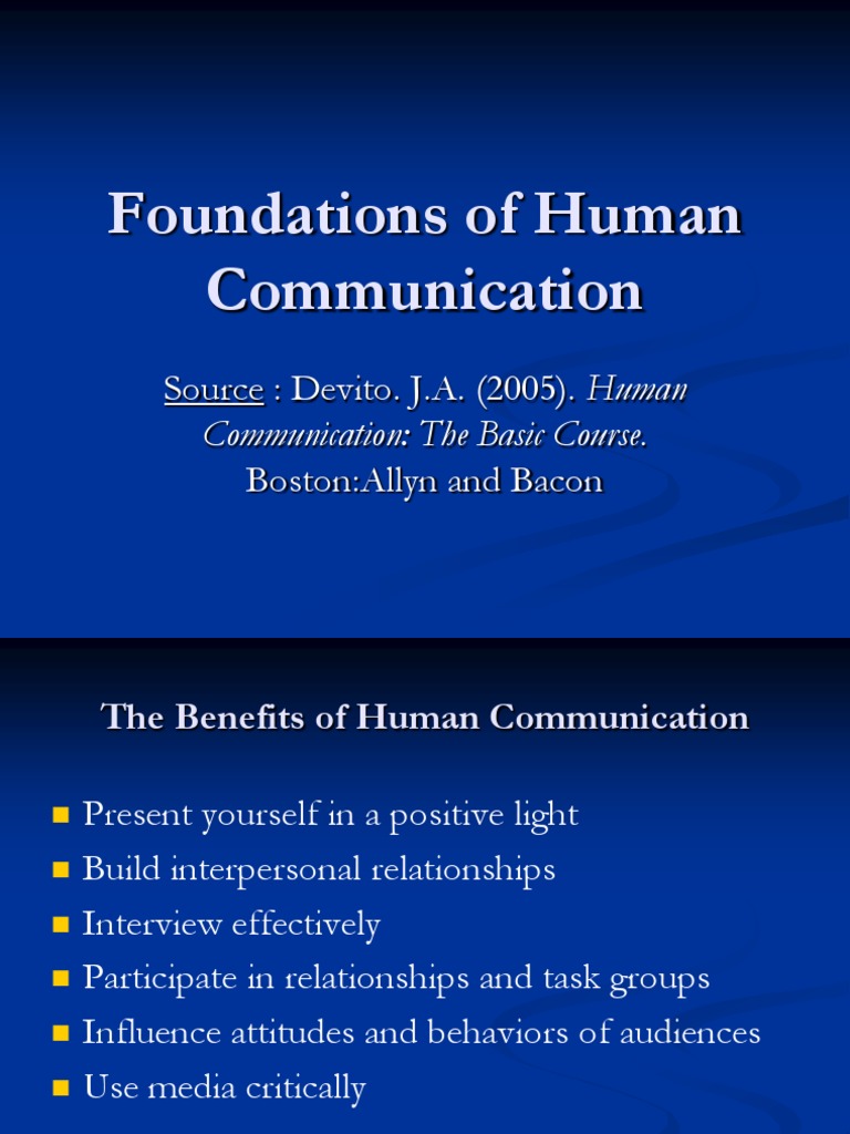 Lecture 1-Principles of Communication | PDF | Interpersonal ...