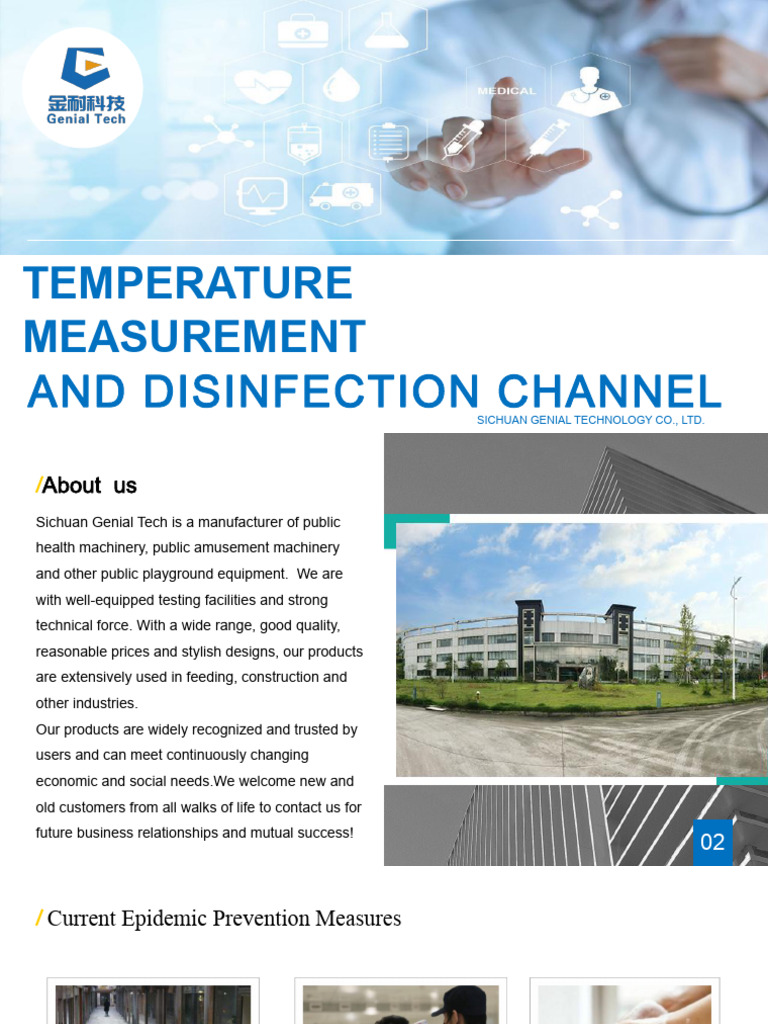 Genial Disinfection Channel Brochure | PDF | Infrared | Disinfectant
