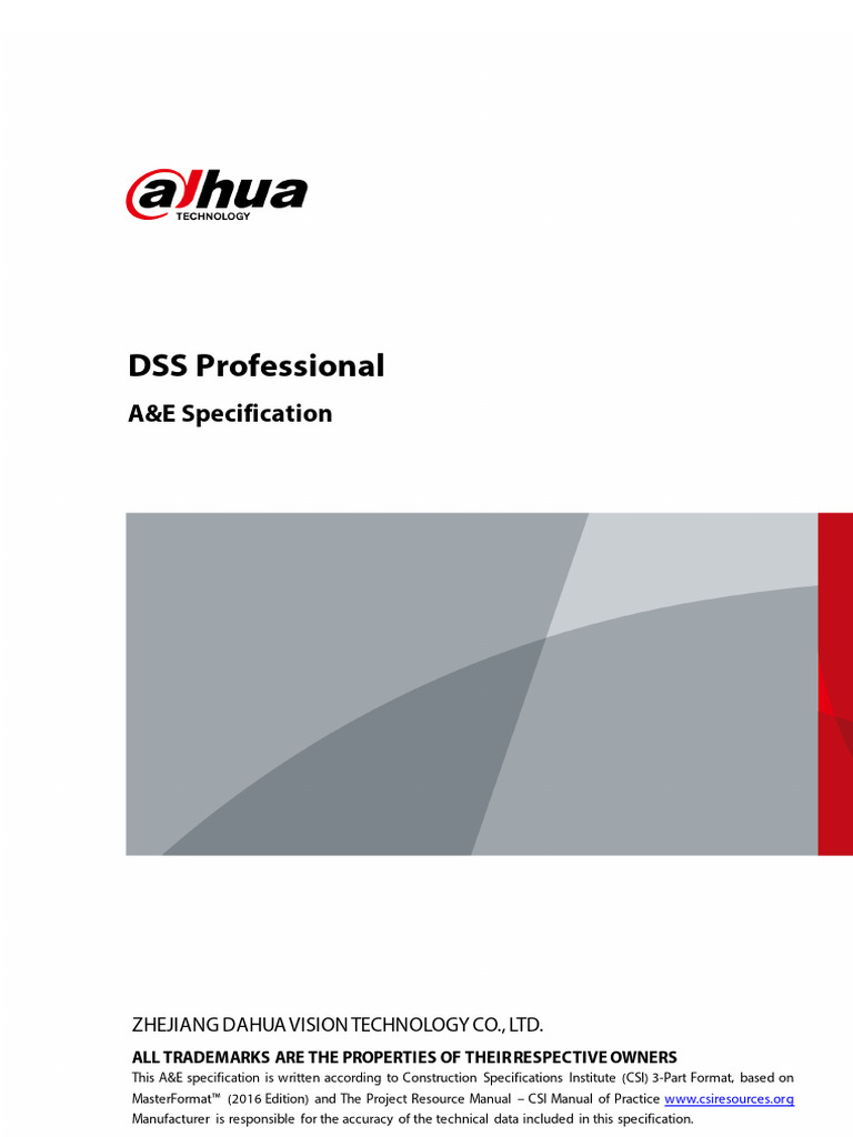 DSS-Professional AE Specification V8.4.0 20240415 | PDF | Computer Network | 64 Bit Computing