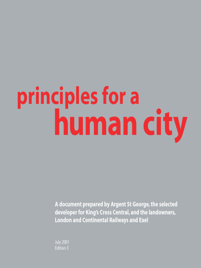 Principles for a Human City at King's Cross | PDF | Science & Mathematics