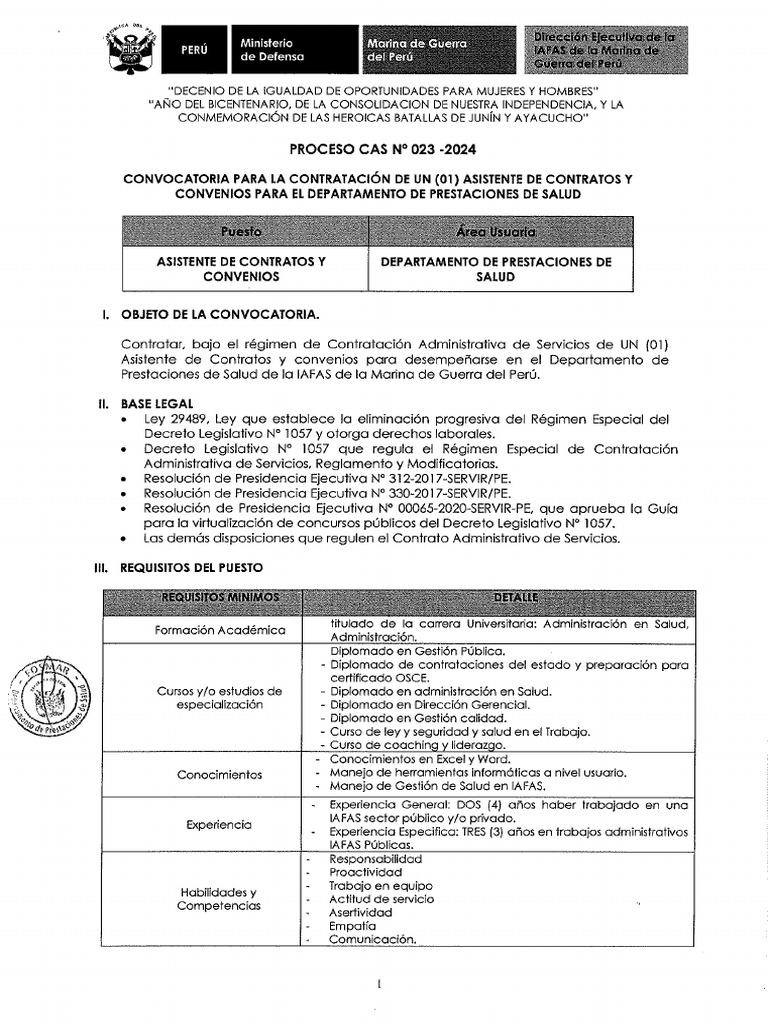 Proceso Cas 023 2024 | PDF