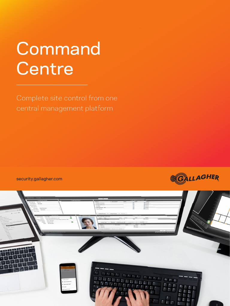 Gallagher Command Centre Solutions | PDF | Computer Security | Security