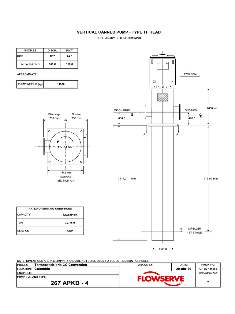 GA CEP - Flowserve Condensate Extraction Pump | PDF