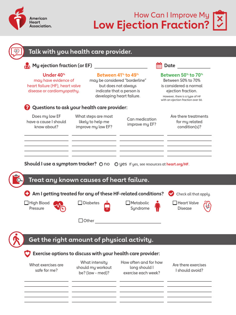 Lowering Your Ejection Fraction | PDF | Heart Failure | Heart