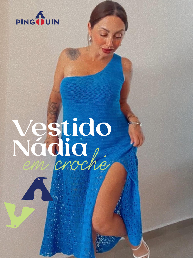 Ebook - VESTIDO NÁDIA - FIO BELLA FASHION | PDF | Crochê