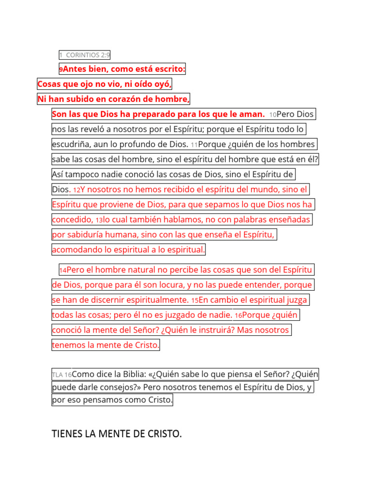 La Mente de Cristo | PDF | Cristo (título) | Sabiduría