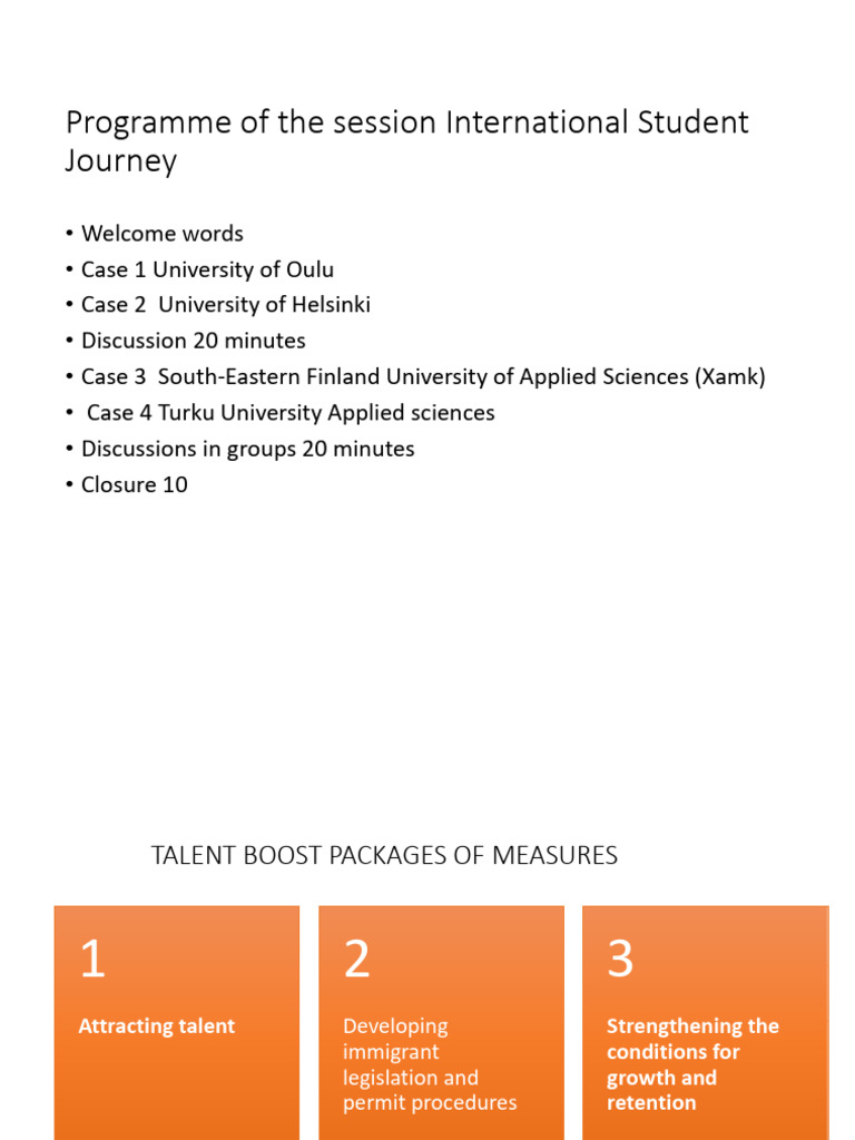 Enhancing the International Student Journey | PDF | Finland | Human ...