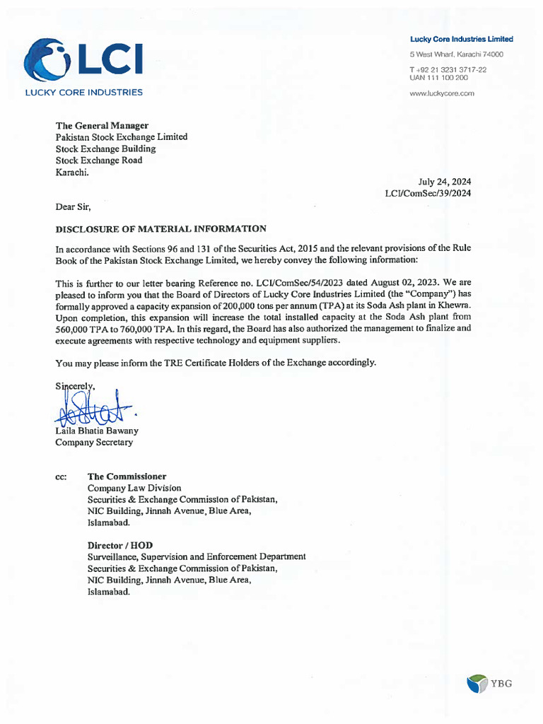 LCI Material Information | PDF