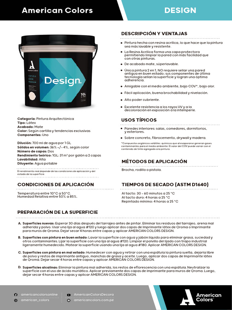 8069 HT - America - Colors - DESIGN | PDF | Pintar | Agua