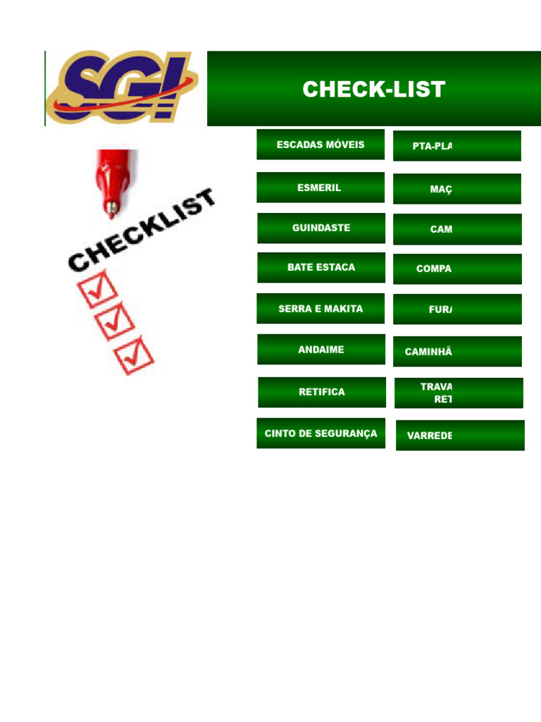 Chek List Ilustrativo | PDF