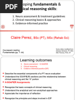 Individual Critical Task List | PDF | Mental Health | Occupational Therapy