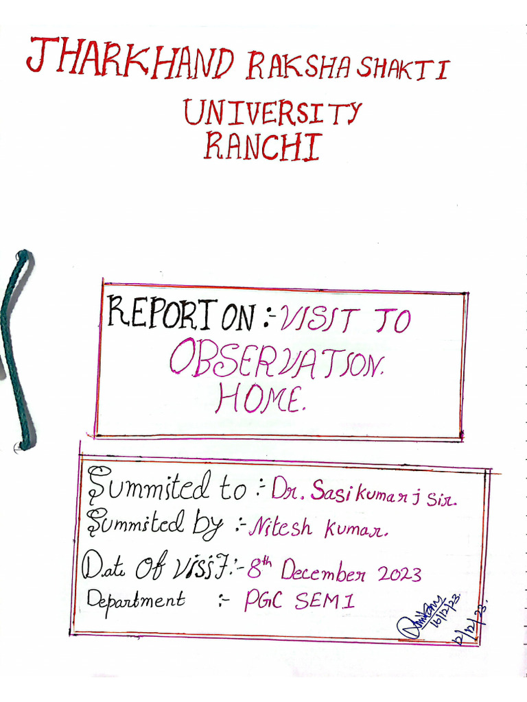 Observation Home | PDF