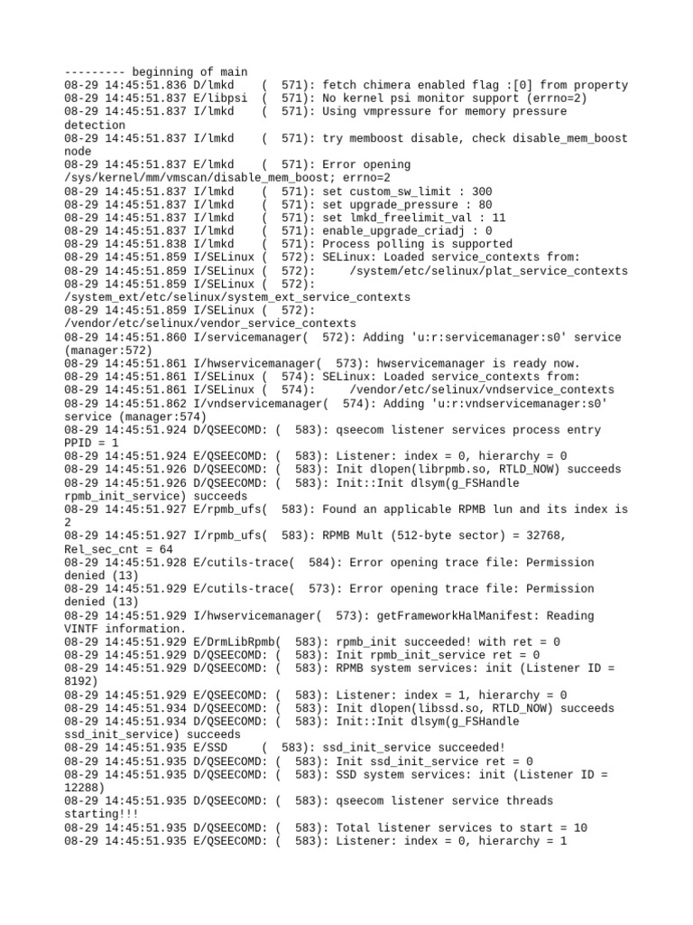 Logcat Prev CSC Log | PDF | Operating System Technology | Computer Science
