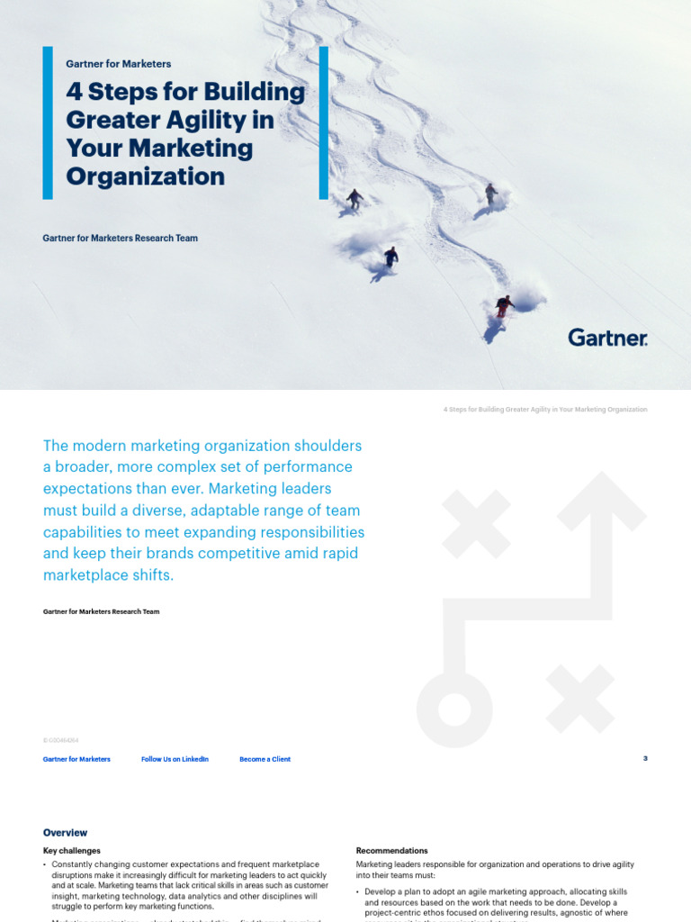 4 Steps For Building Greater Agility In Your Marketing Organizationl Pdf Agile Software