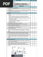 IV Cannulation Checklist | PDF | Science & Mathematics