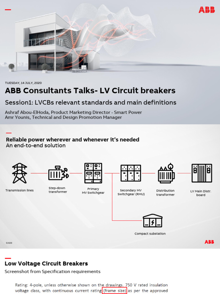 Low Voltage Circuit Breakers Overview | PDF | Electrical Equipment ...