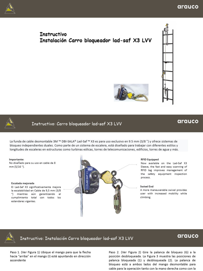 Instructivo Uso Carro Lad-Saf | PDF