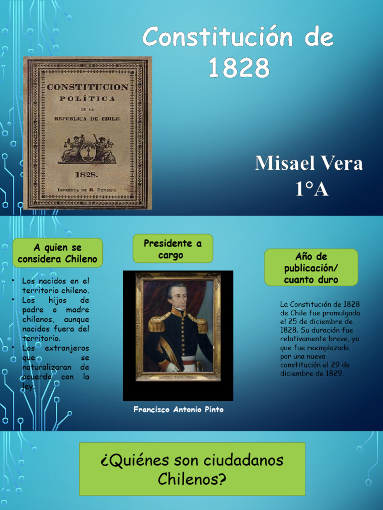 Constitucion 1828 | PDF | Chile | Constitución