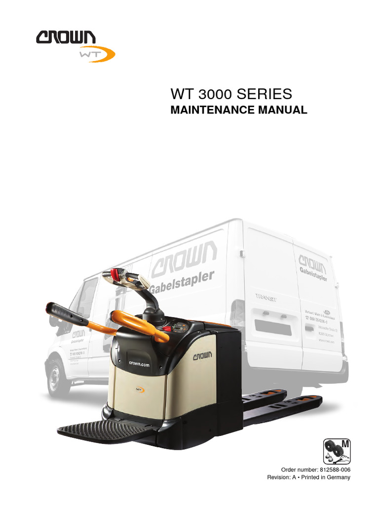 WT3000 Service Manual - 812588-006 | PDF | Transport | Motor Vehicle