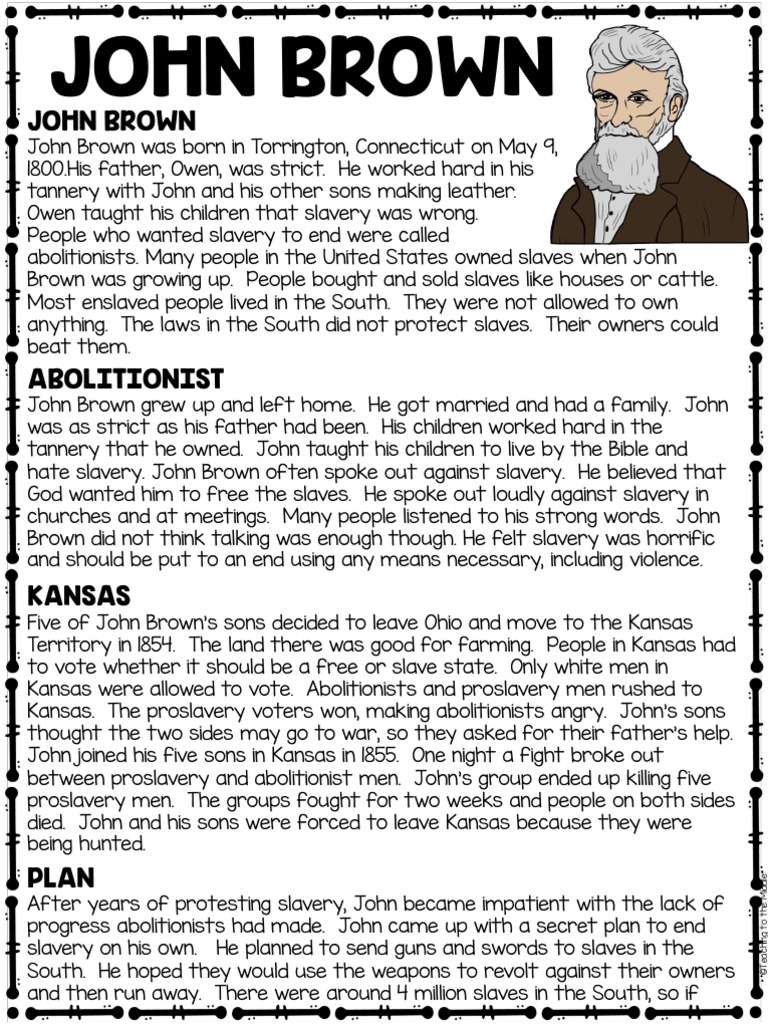 John Brown Reading | PDF | John Brown (Abolitionist) | Abolitionism In ...