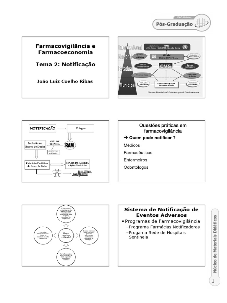 Farmacovigilancia_aula_02_OK_Somente_leitura_Modo_de_Compatibilidade_ | PDF | Farmacêutico ...