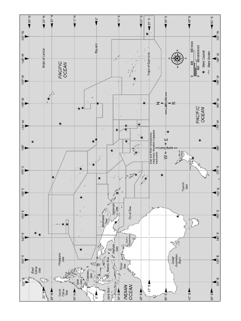 Oceania Map Outline Small | PDF