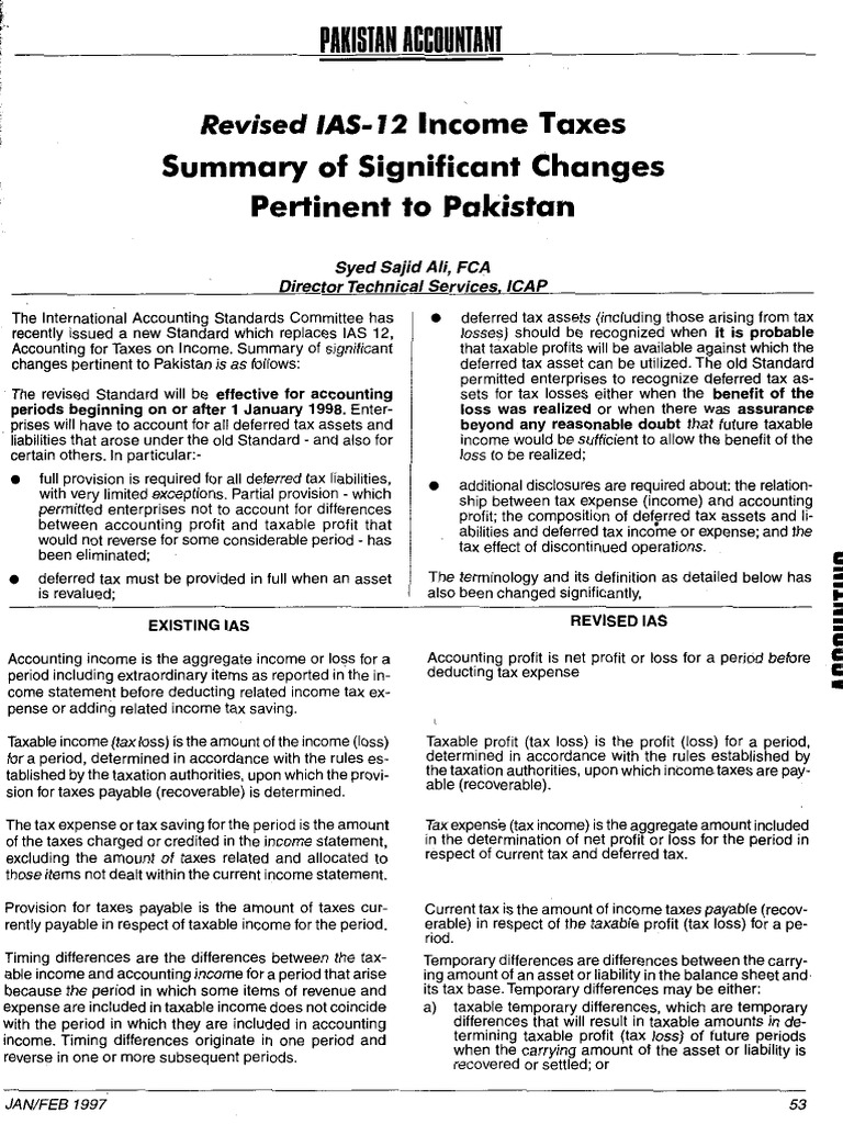 Revised - Ias 12 - Income - Taxes - Summary - of - Significant ...