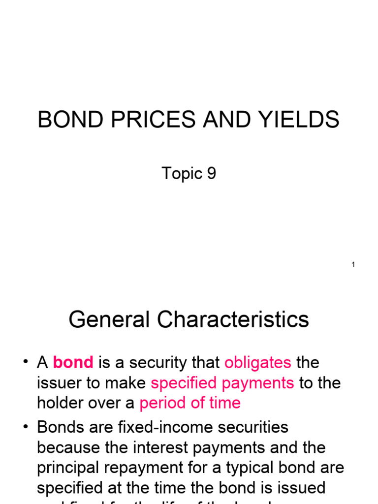 IP:Topic 9 - Bonds | PDF | Bonds (Finance) | Bond Credit Rating