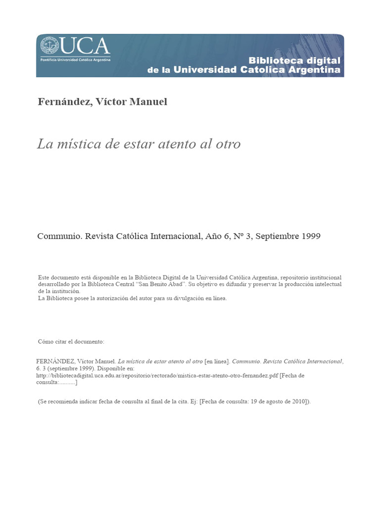 La Mística de Estar Atento Al Otro | PDF | Amor | espíritu Santo