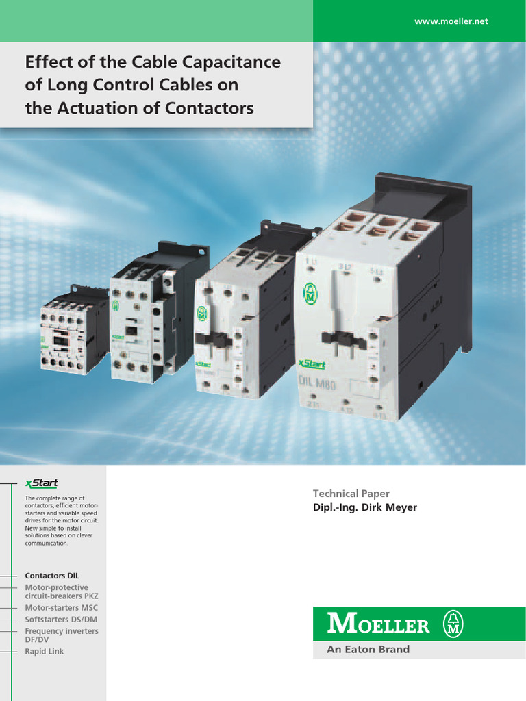 Long Control Cable Capacitance | PDF | Capacitor | Mains Electricity