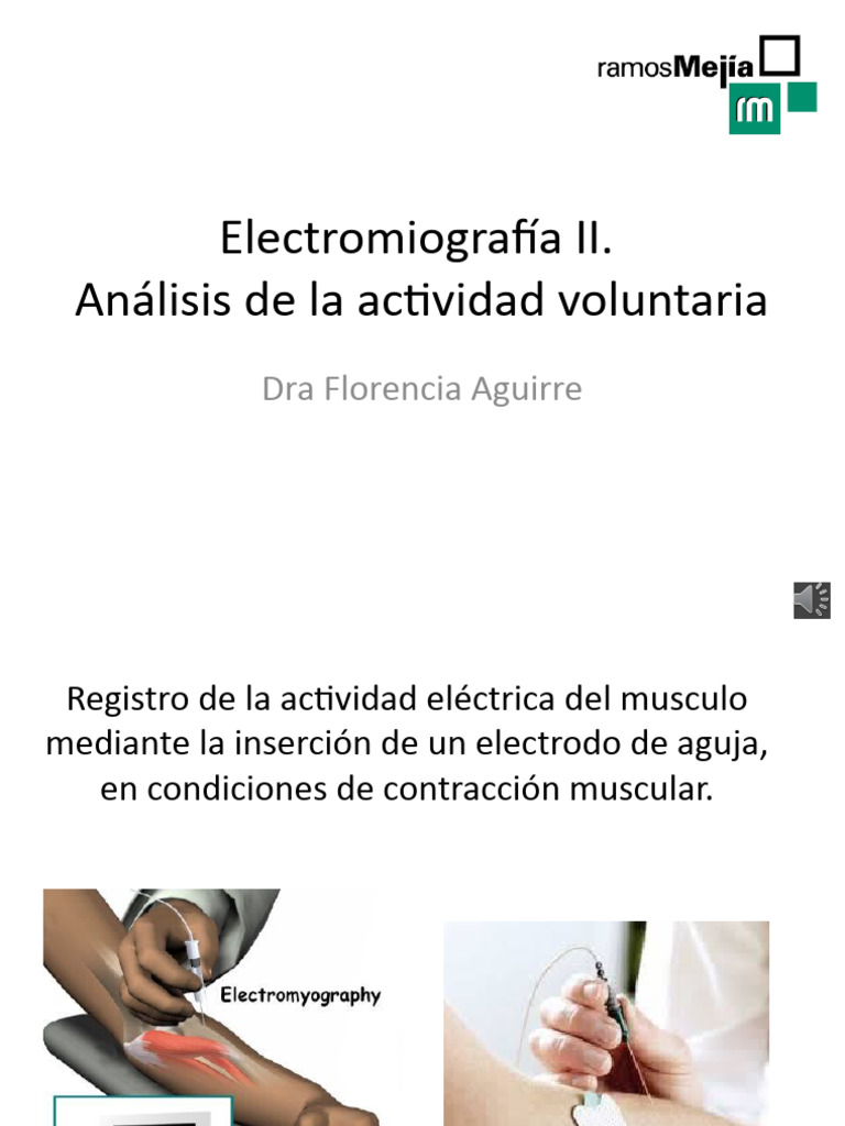 Análisis de Electromiografía Voluntaria | PDF | Músculo | Electromiografia