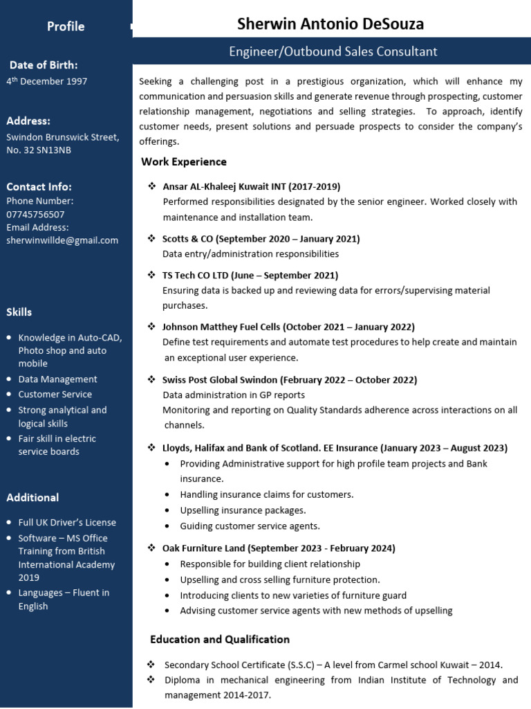 Sherwin CV_2027 | Download Free PDF | Customer Service | Engineer