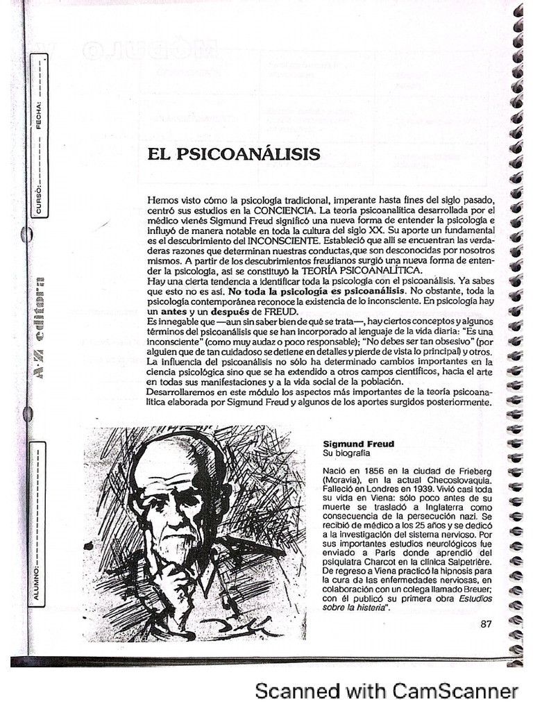 El Psicoanálisis - Sigmund Freud | PDF