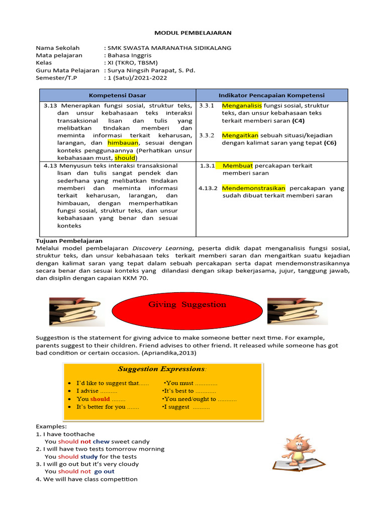 Modul KD 3.13 KLS Xi | PDF | Syntactic Relationships | Linguistic Morphology