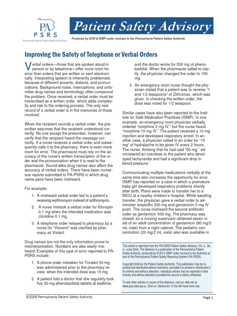 Patient Safety | PDF | Patient Safety | Health Sciences