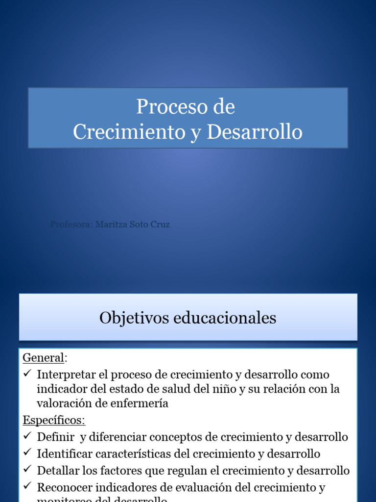 Crecimiento y Desarrollo | PDF | Adolescencia | Vida