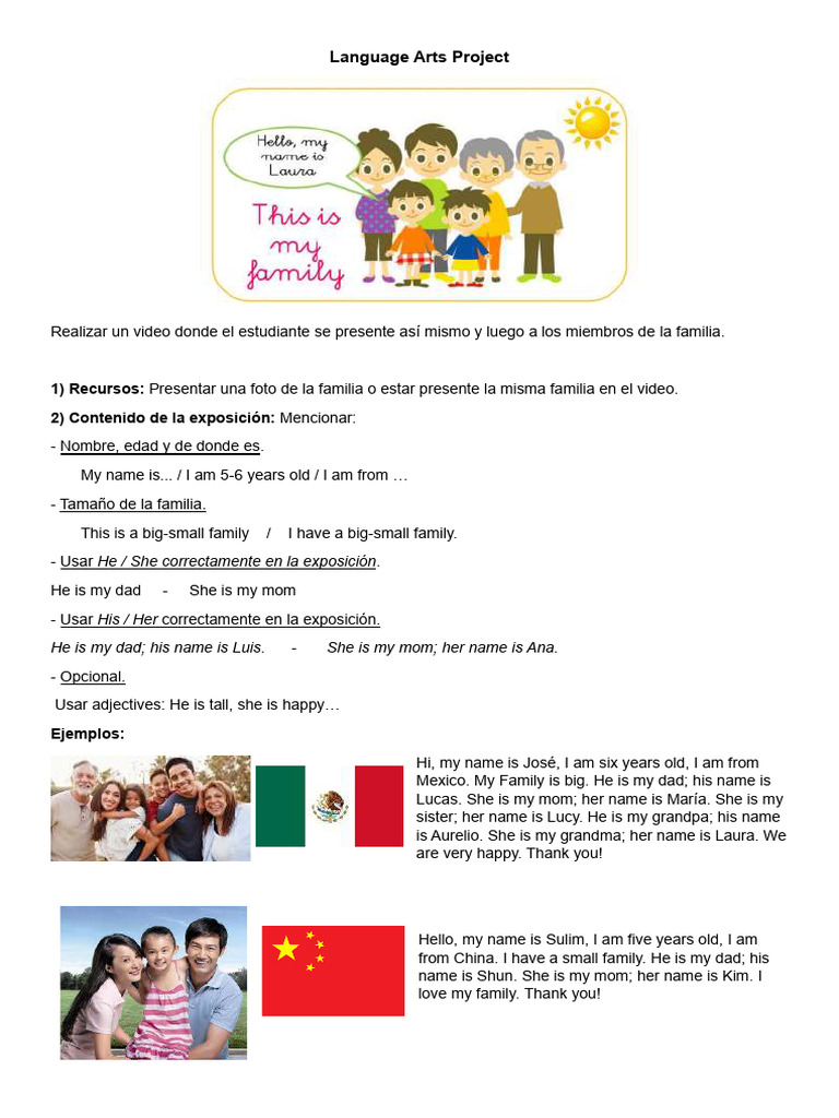 Language Arts Project (4) | PDF | Grabación de sonido