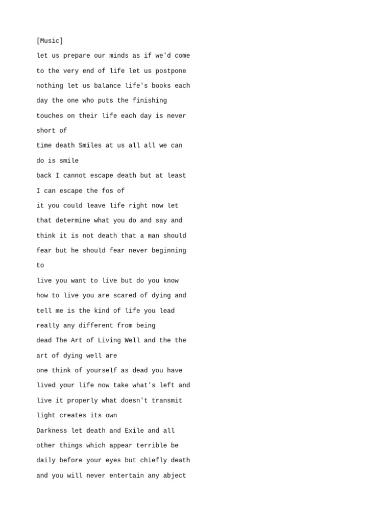 English Auto Generated Memento Mori Stoicism Quotes The Philosophy