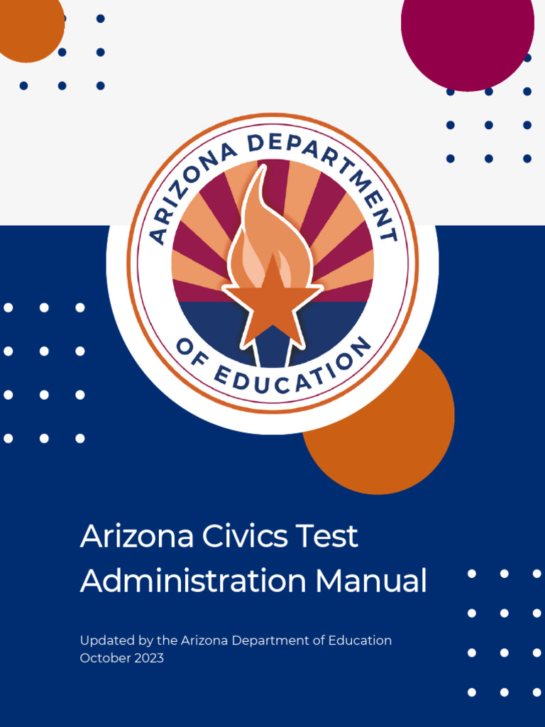 Arizona Civics Test Administration Guide | PDF | Presidents Of The ...