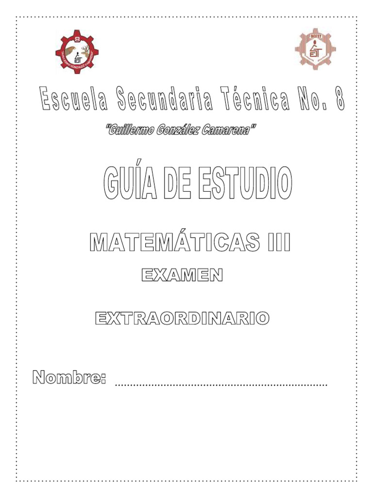 Guía Extra Mate 3 | PDF | Rectángulo | Triángulo