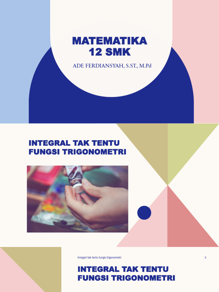 02 Integral Fungsi Trigono - Matematika Xii - 240130 - 083249 | PDF | Teaching Methods ...