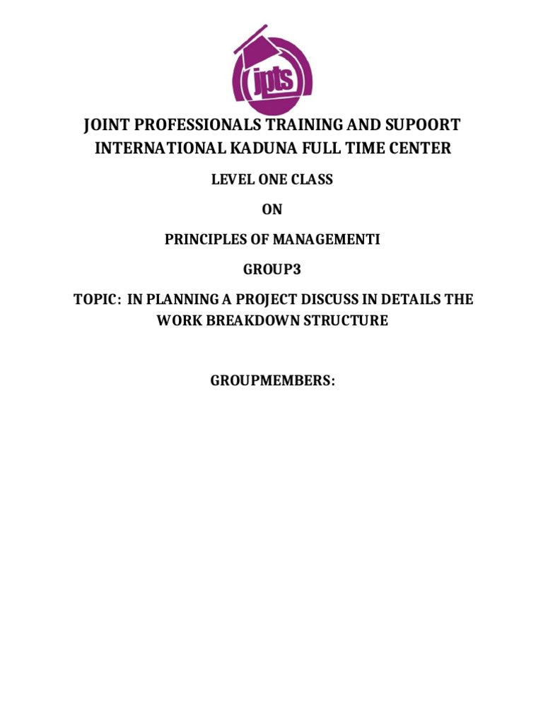 Understanding Work Breakdown Structure | PDF | Project Management | Systems Engineering
