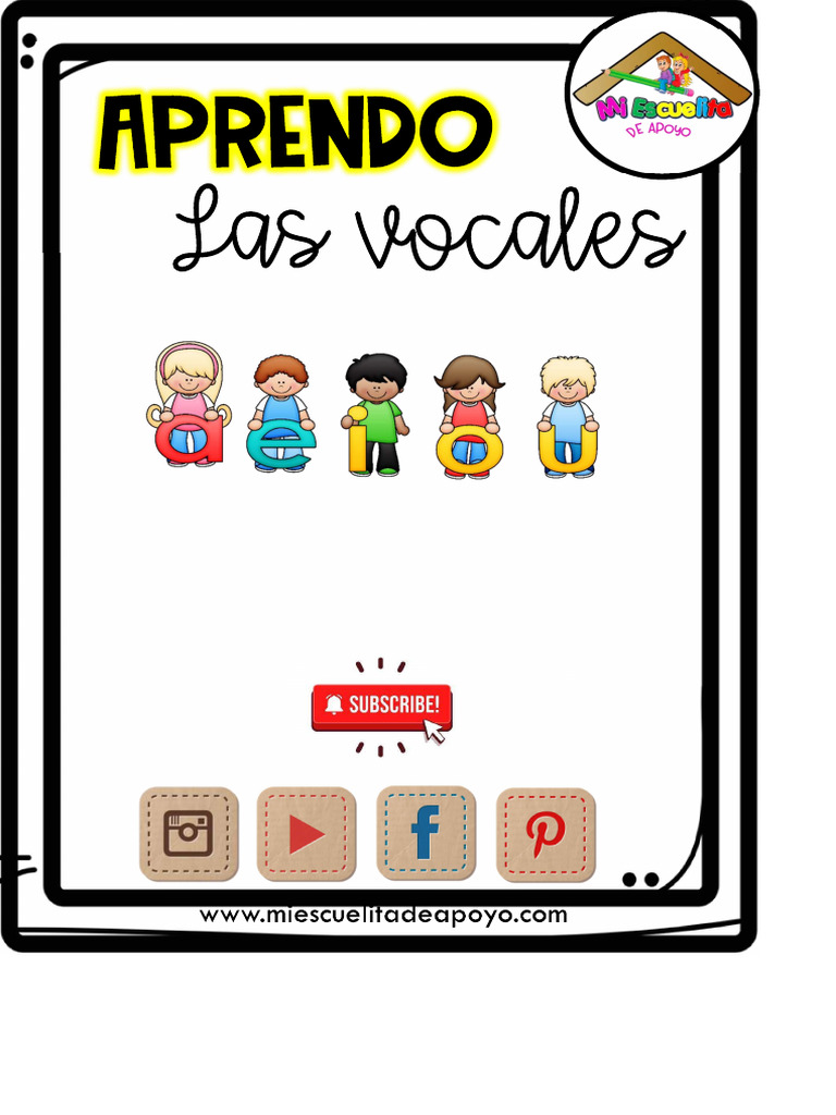 Mi libro de vocales | PDF