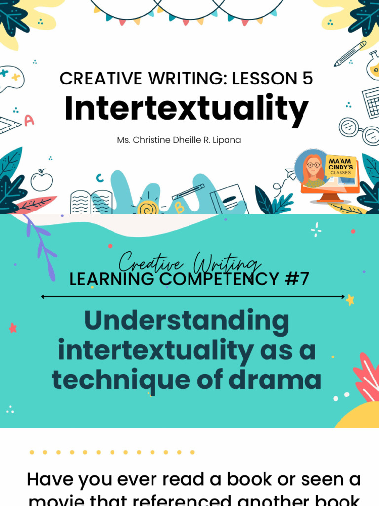 Creative Writing - Intertextuality | PDF | Intertextuality