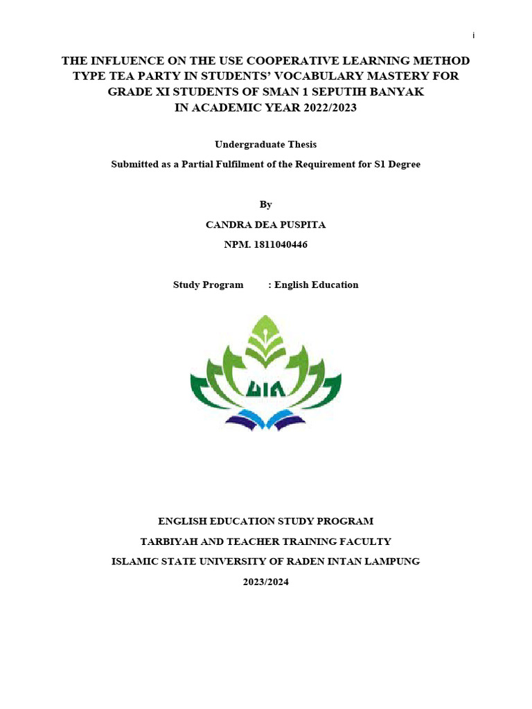 Skripsi Sandra Dea | PDF | Verb | Noun