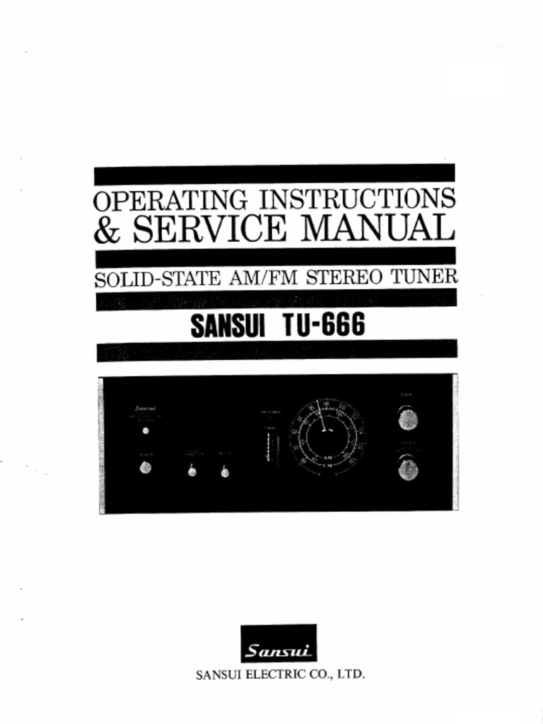 Sansui Tu-666 SM | PDF