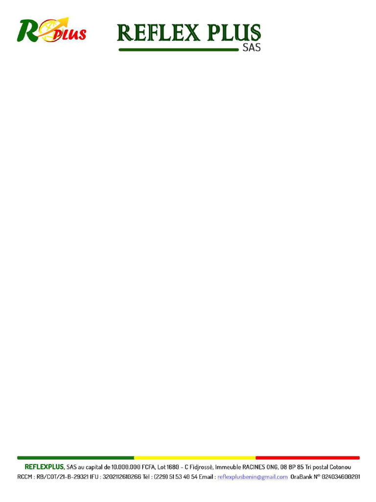 Papier À Entete REFLEX | PDF